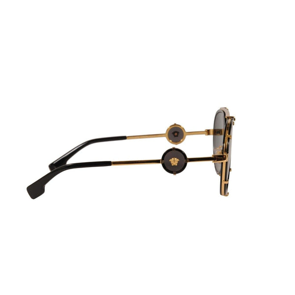Versace Mens Aviator Sunglasses Model 2232 Black Gold – THE-ECHELON
