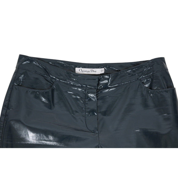 Christian Dior Anthracite Blue Slim Fit PVC Pants US8 FR40 – THE-ECHELON