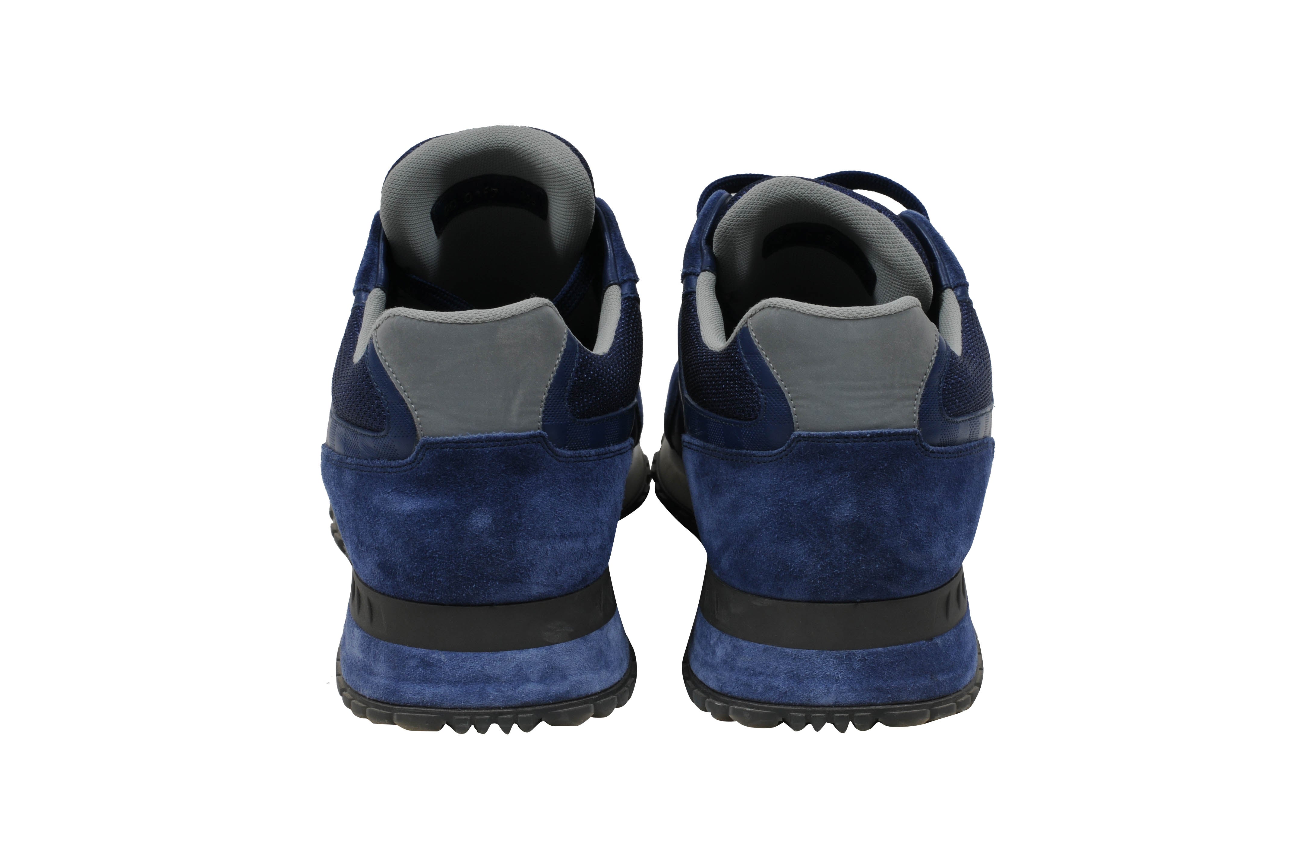 Louis Vuitton Men's Navy Blue Run Away Low Top Sneakers Size 95. LV ...