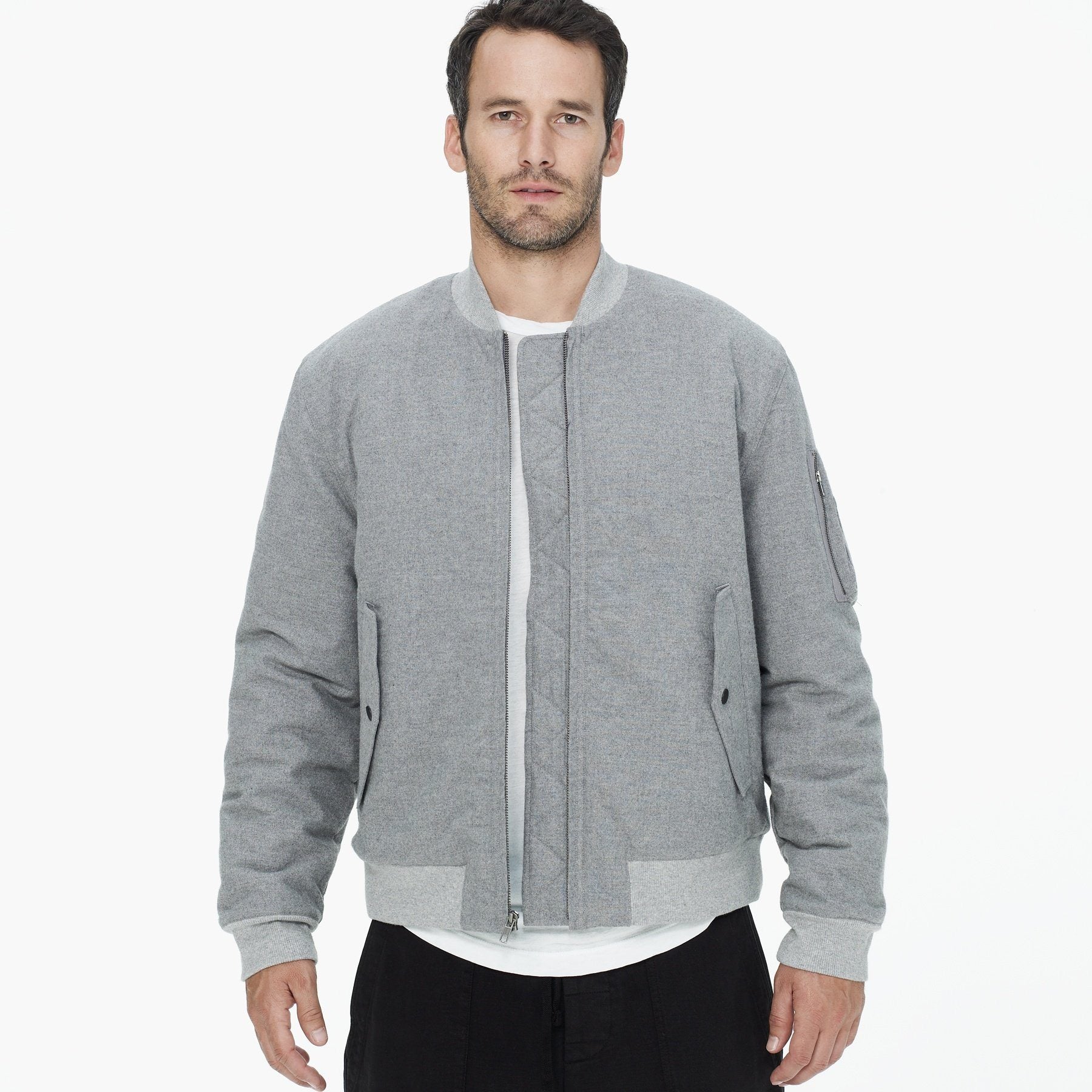 Bomber Jacket (Gray) – THE-ECHELON