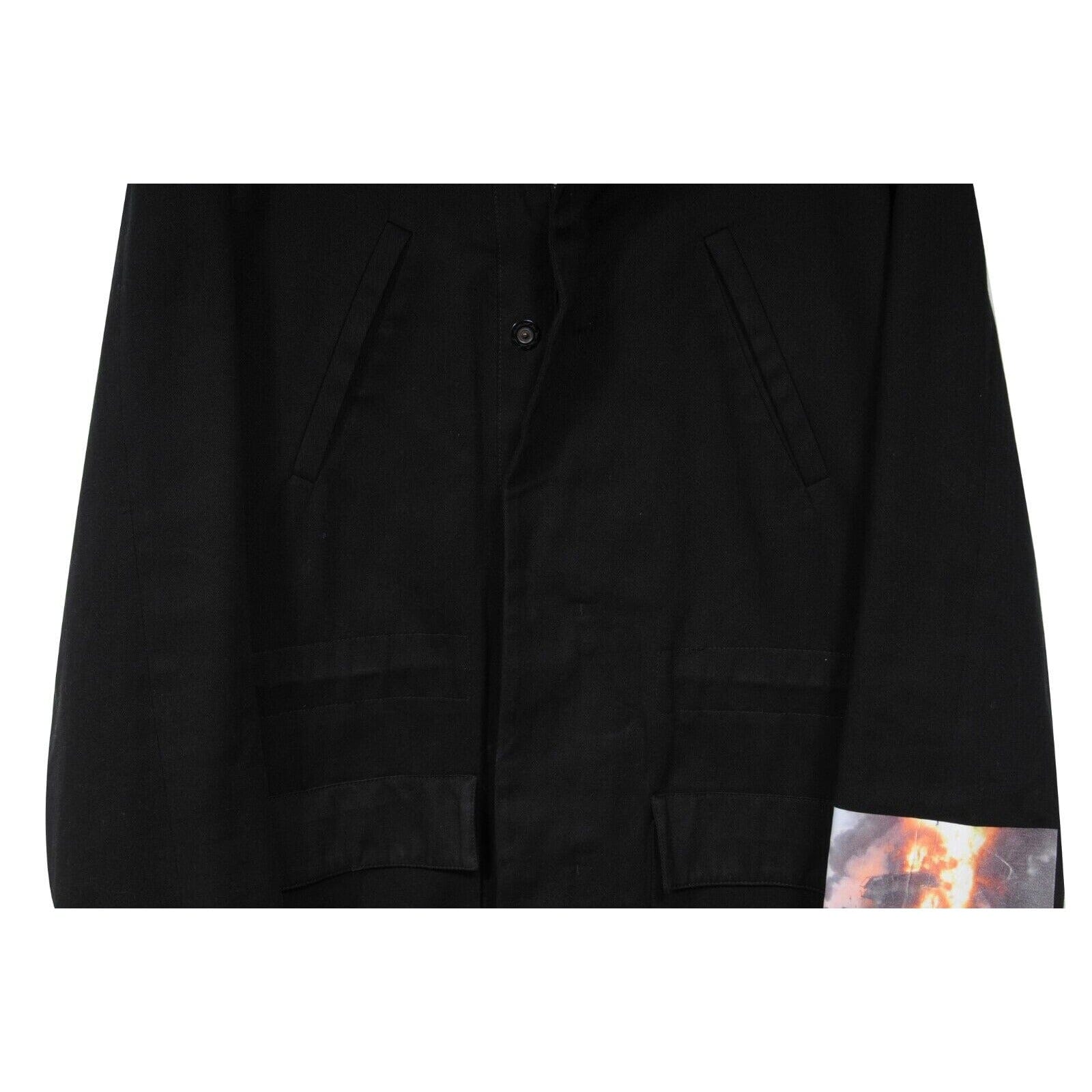 Raf Simons FW15 Photos Montage Patchwork Black Parka Jacket Coat – THE ...