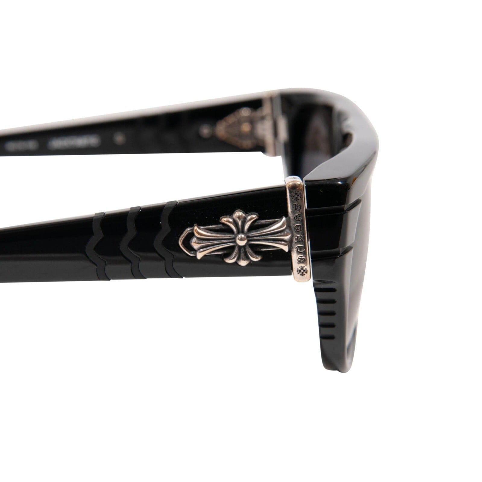 Chrome Hearts Jacktastic Sunglasses Black Acetate 925 Silver Square ...