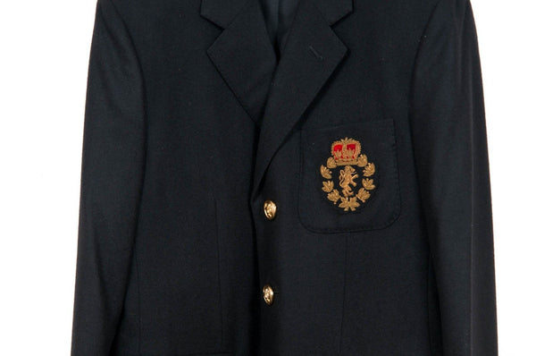 Logo Embroidered Club Blazer – THE-ECHELON