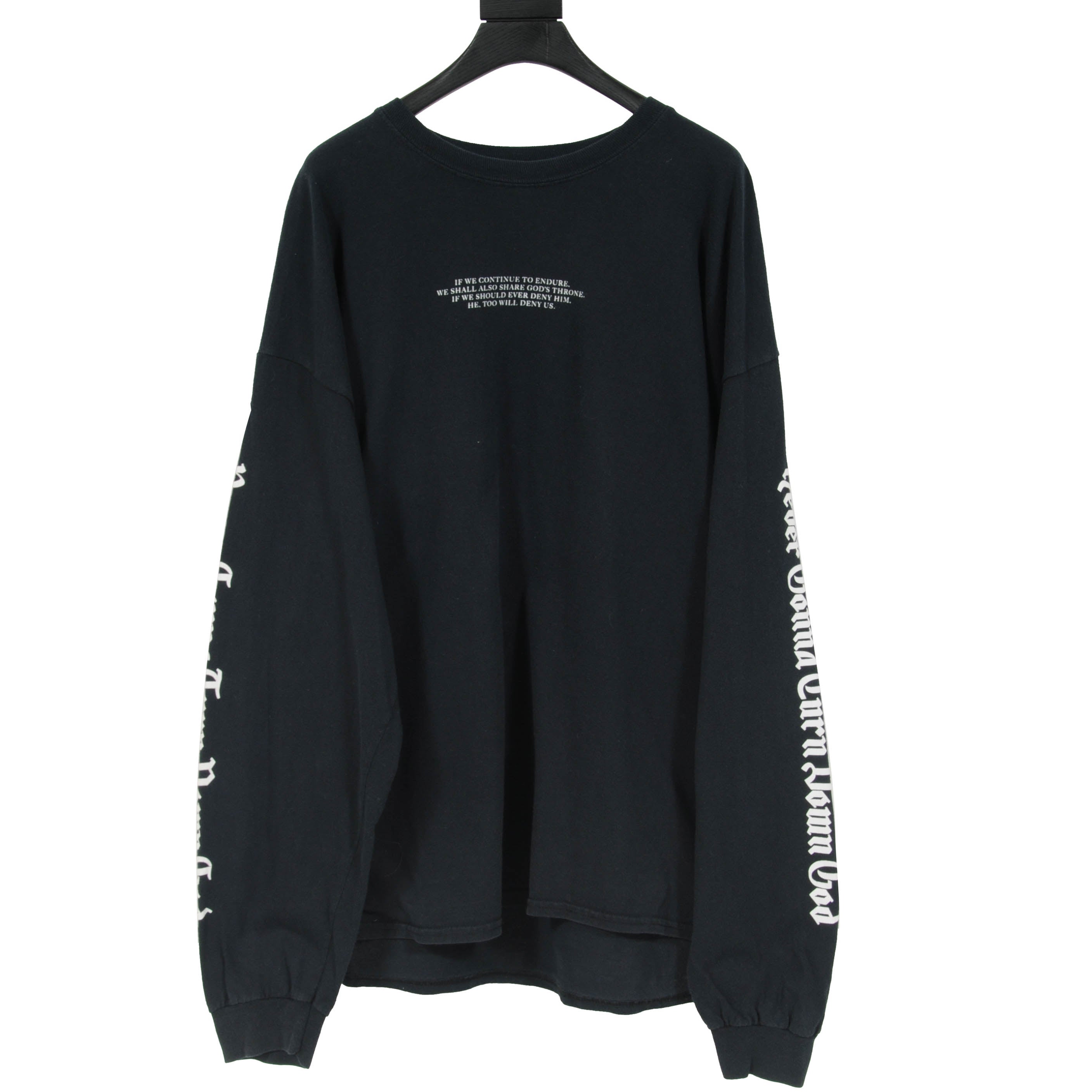 Fear OF God Men's Maxfield Never Gonna Turn Down God Long Sleeve Staff ...
