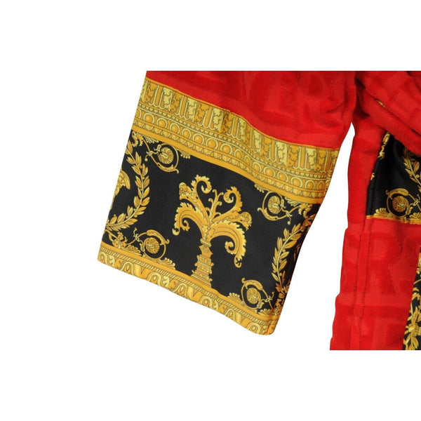 Versace Mens Red I Heart Baroque Logo Bathrobe Size Large – THE-ECHELON