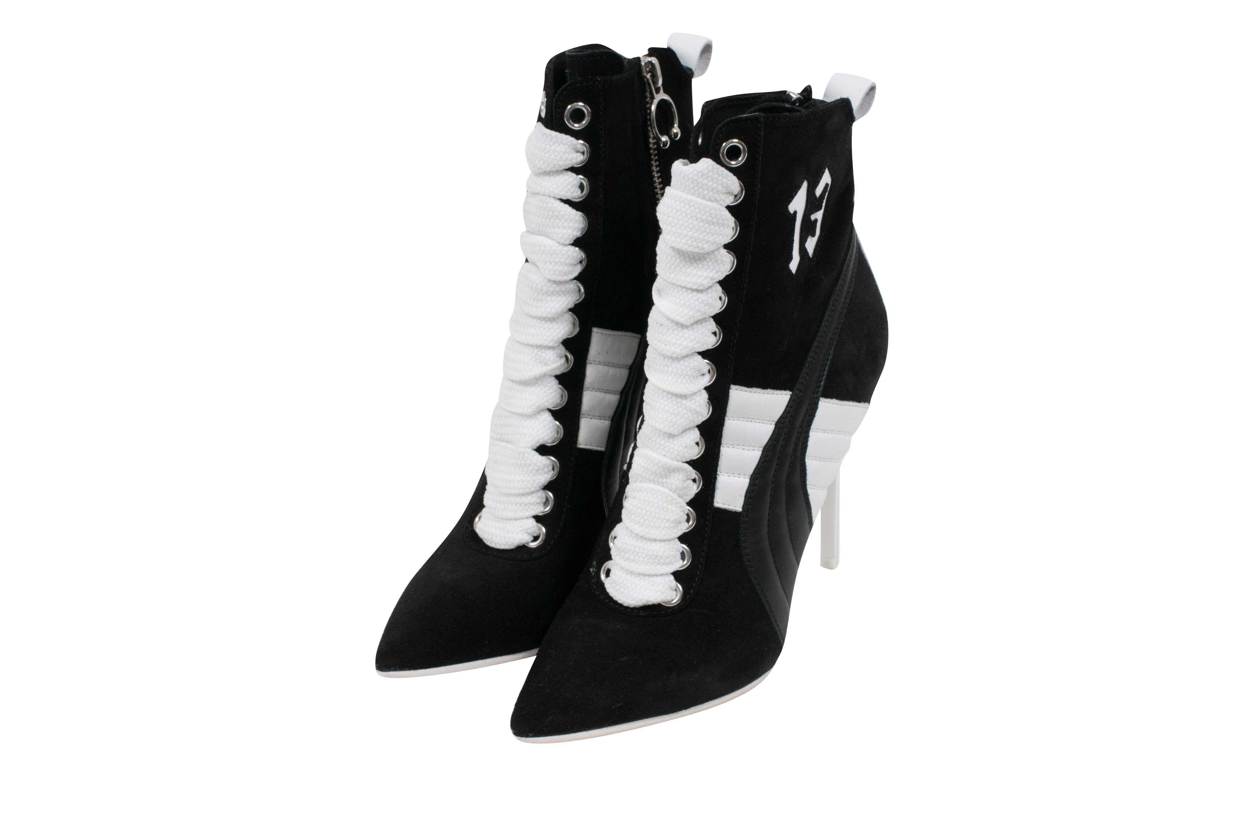 Suede Lace Up Sneaker Heels Boots/Booties – THE-ECHELON